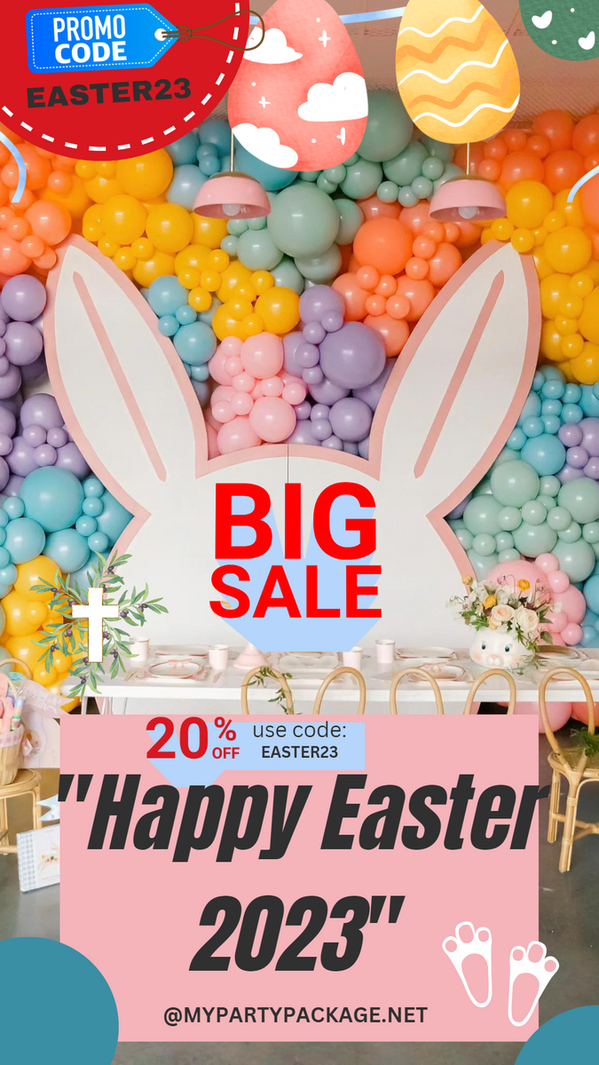 Happy Easter 2023 "He is Risen" – MyPartyPackage
